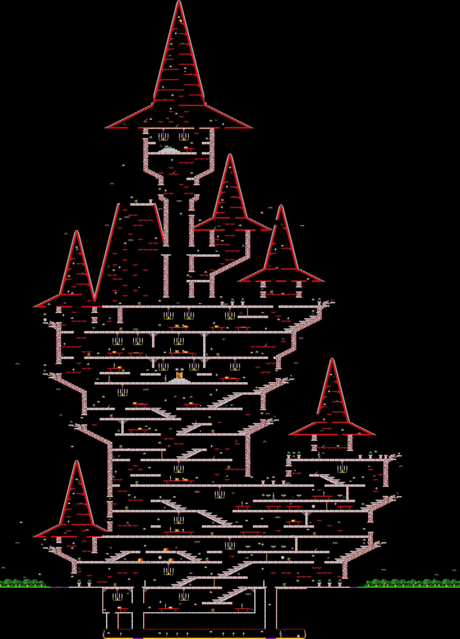 Cauldron II: The complete Amstrad CPC6128 map