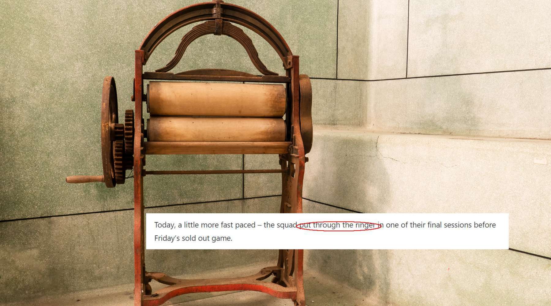 Mind Your Language: Ring me after you’ve been put through the wringer ...